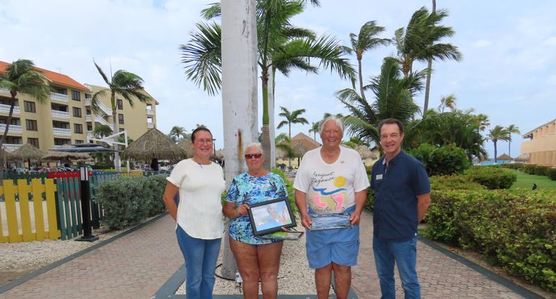 Aruba Tourism Authority Honors Loyal Visitors Mr. David Higgingbottom ...