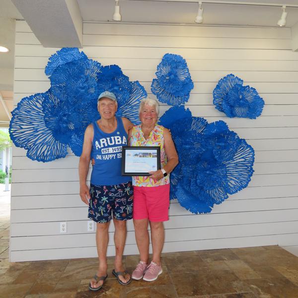Aruba Tourism Authority Honors Loyal Visitors Mr. Ed & Patricia ...