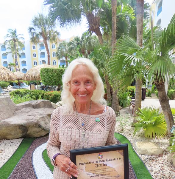 Aruba Tourism Authority Honors Loyal Visitor Mrs. Beverly Sue Meyerer ...