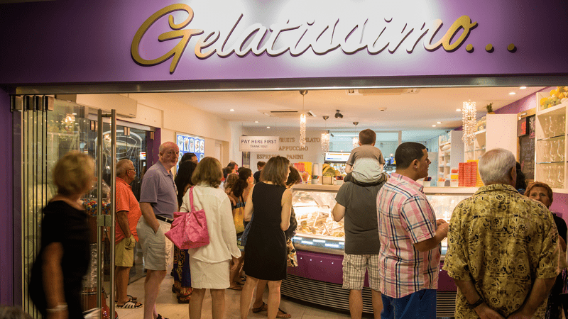 Upscale, Trendy & Hip Gelateria in Palm Beach, Aruba - Gelatissimo