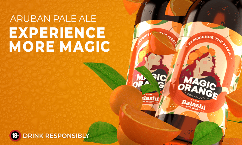 Balashi Brewery Launches Magic Orange | Aruba.com