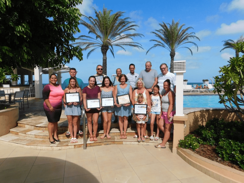 The Roff, Ahaesy and Creter Family Honored at the Divi Tamarijn | Aruba.com