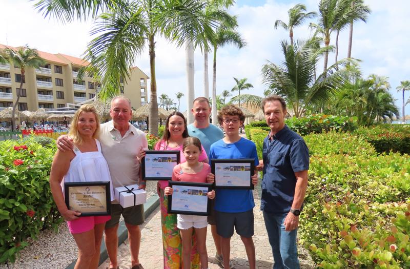 Aruba Tourism Authority Honors Loyal Visitors Mr. Micheal & Mrs. Dinise ...