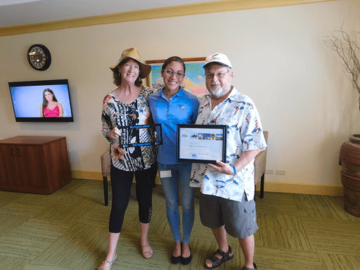 Stephen and Janet Melching Honored at La Cabana | Aruba.com