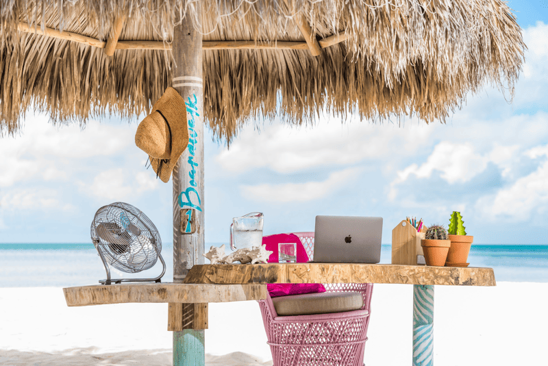 Boardwalk adds Outdoor Workstations with Scenic Backgrounds at Pool and ...