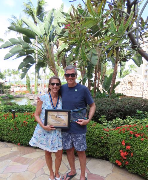 Aruba Tourism Authority Honors Loyal Visitors Mr. Alan and Mrs. Ilice ...